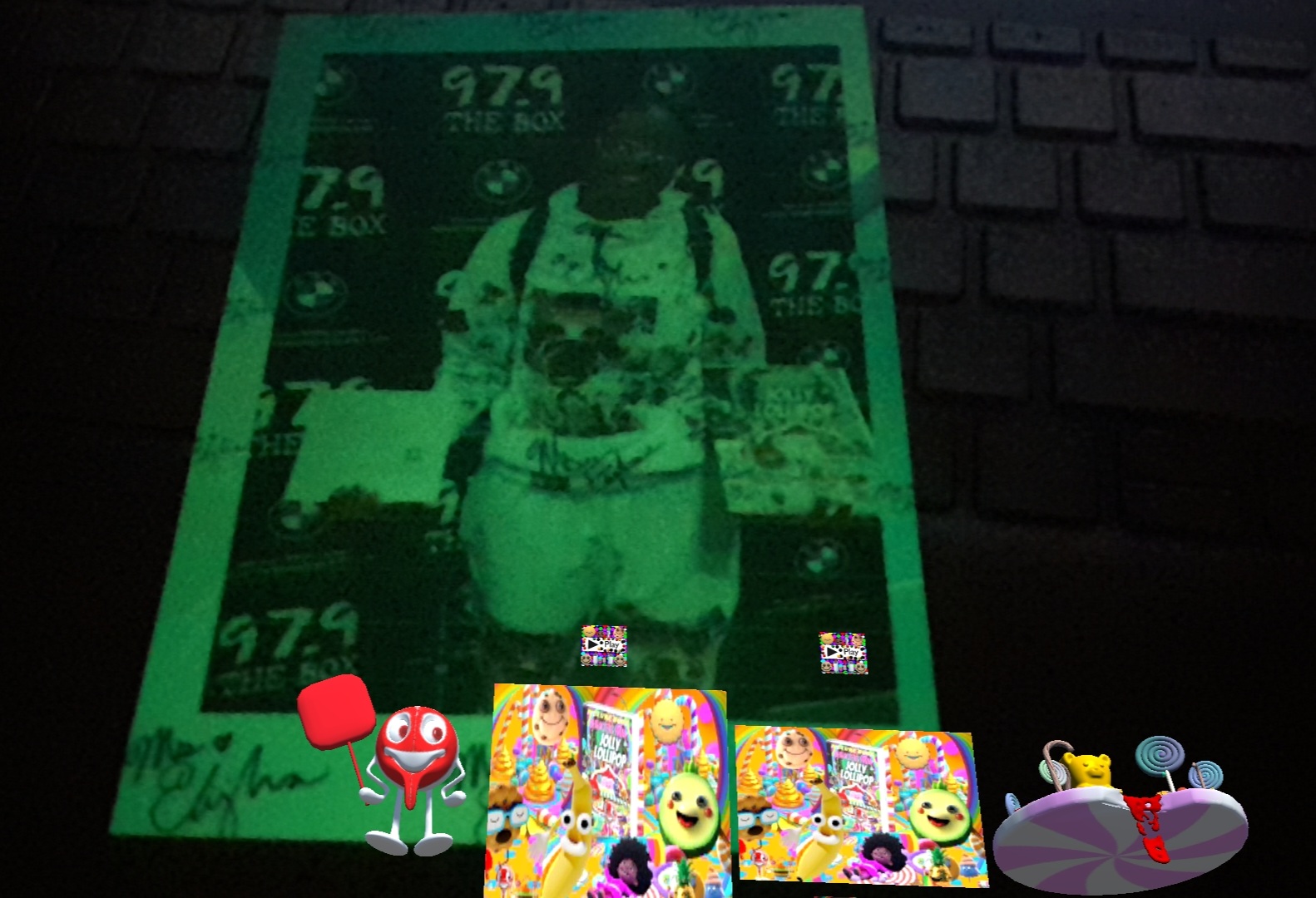 World First Glow In The Dark Augmented Reality Photo With Videos And ...